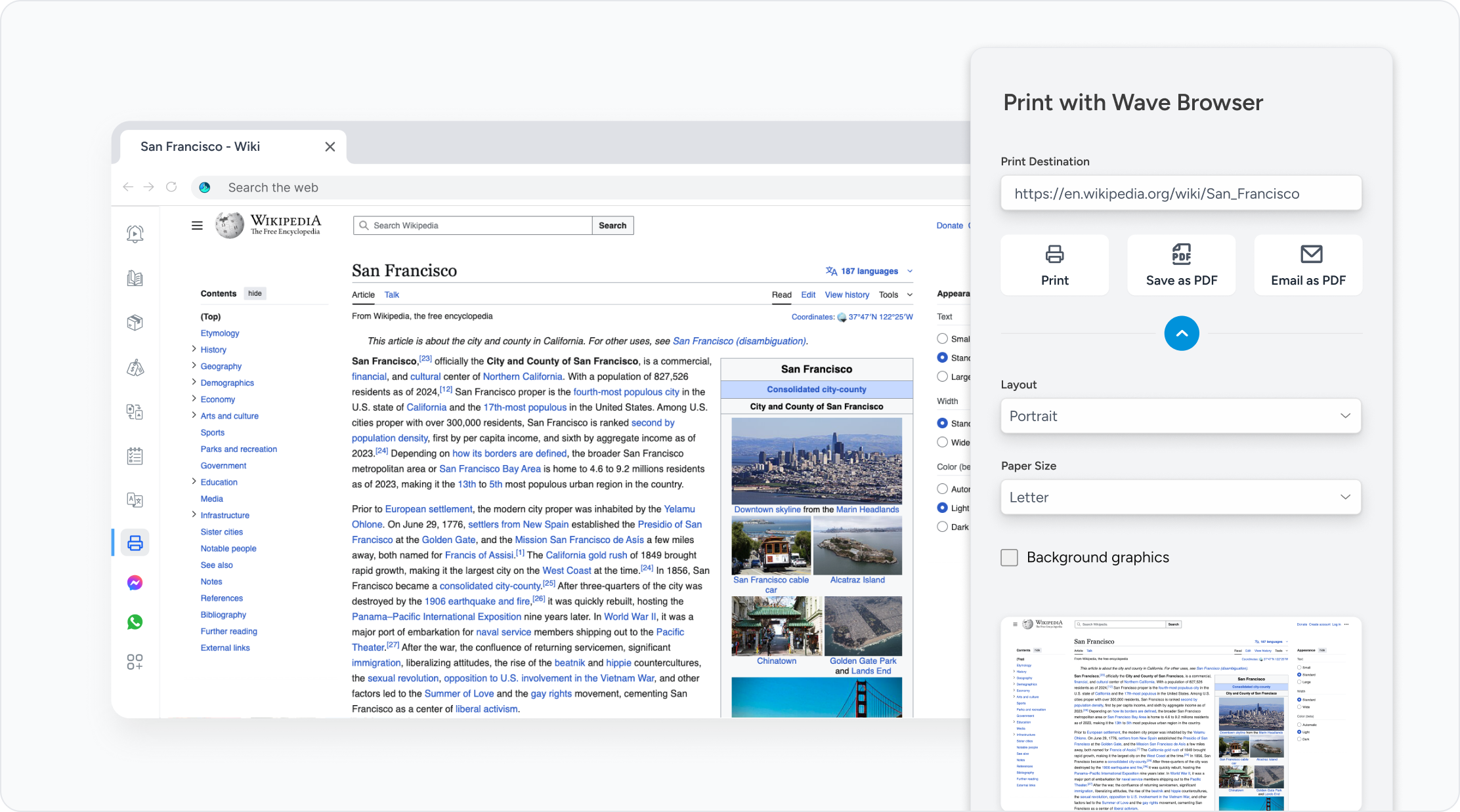 Wave Browser - Efficient, Intuitive and Personal Web Browser
